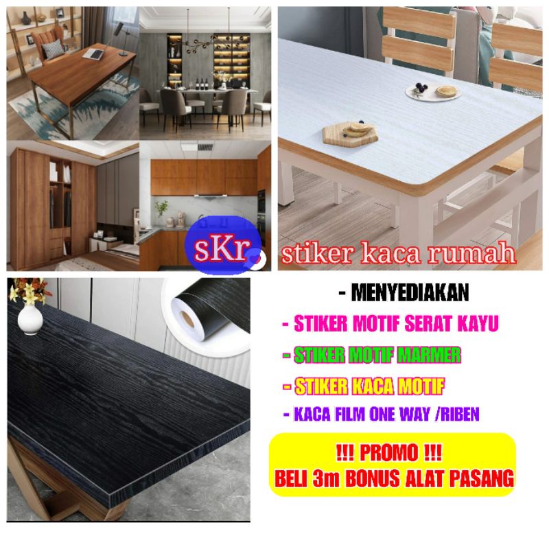 Jual Stiker Meja Furniture Lemari Pintu Lantai Anti Panas Air Dan ...