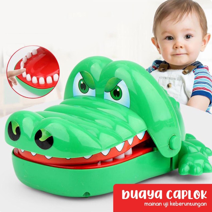 Jual Mainan Edukasi Anak Buaya Gigit Crocodile Dentist Mainan Buaya ...