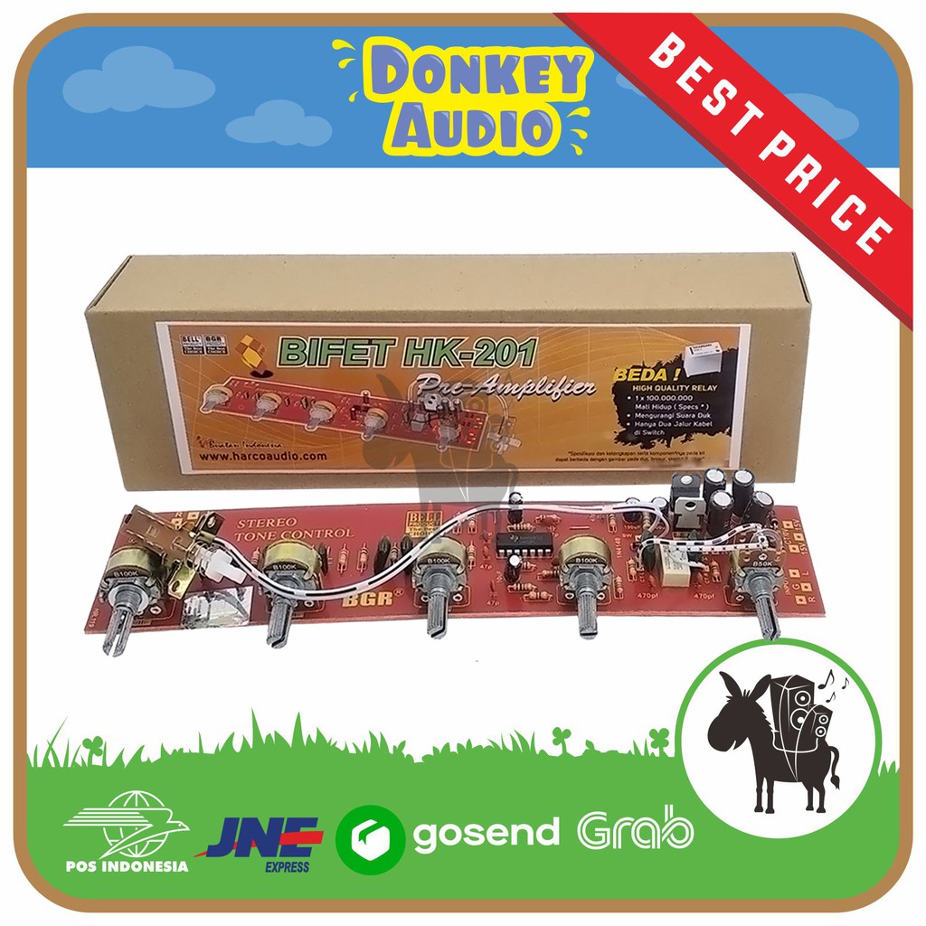 Jual KIT TUNE TONE KONTROL STEREO TUNE CONTROL STEREO BIFET HK 201 ...