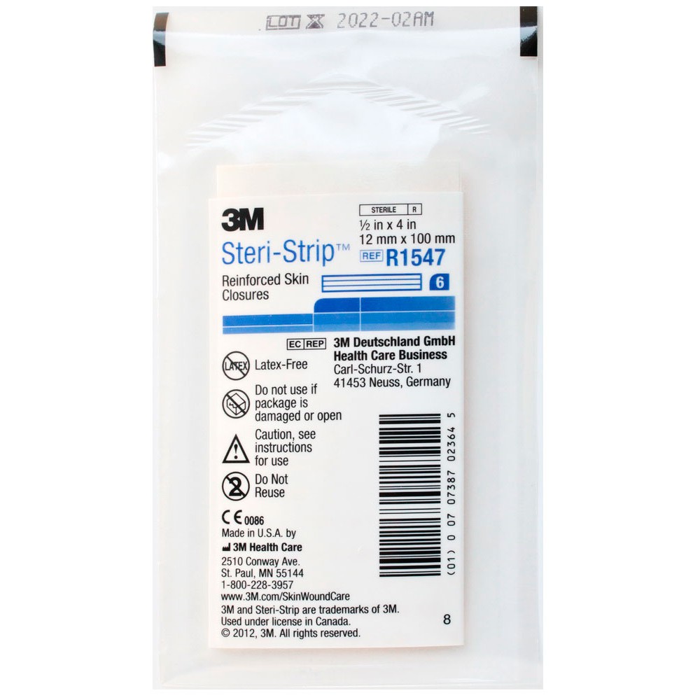 Jual 3M Steri-Strip Reinforced Adhesive Skin Closures R1547 | Shopee ...