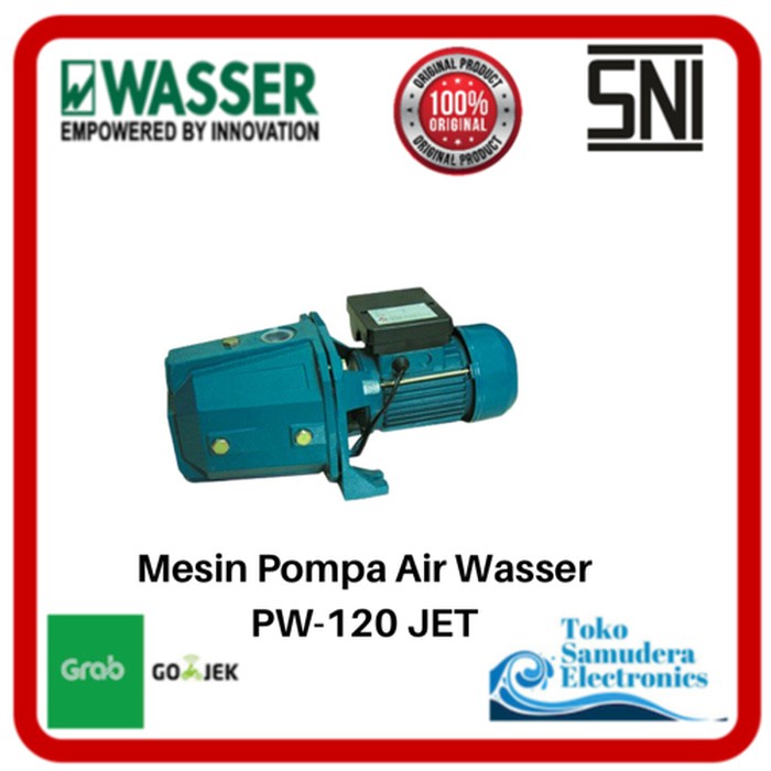 Jual Mesin Pompa Air Semi Jet Pump Wasser PW 120 JET Semijet Wasser ...