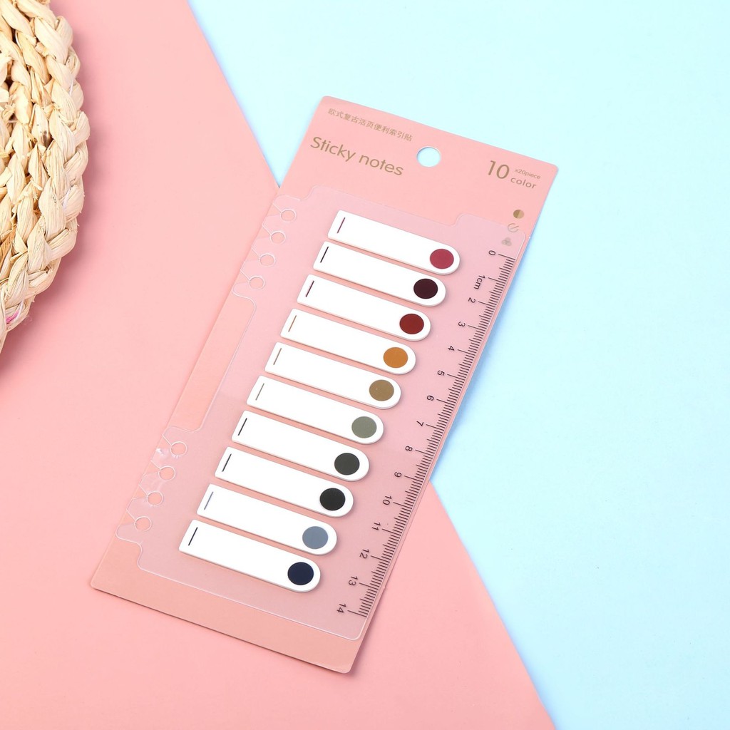 Jual James 200 Lembar Sticky Note Warna Neon Pastel Macaron Morandi ...