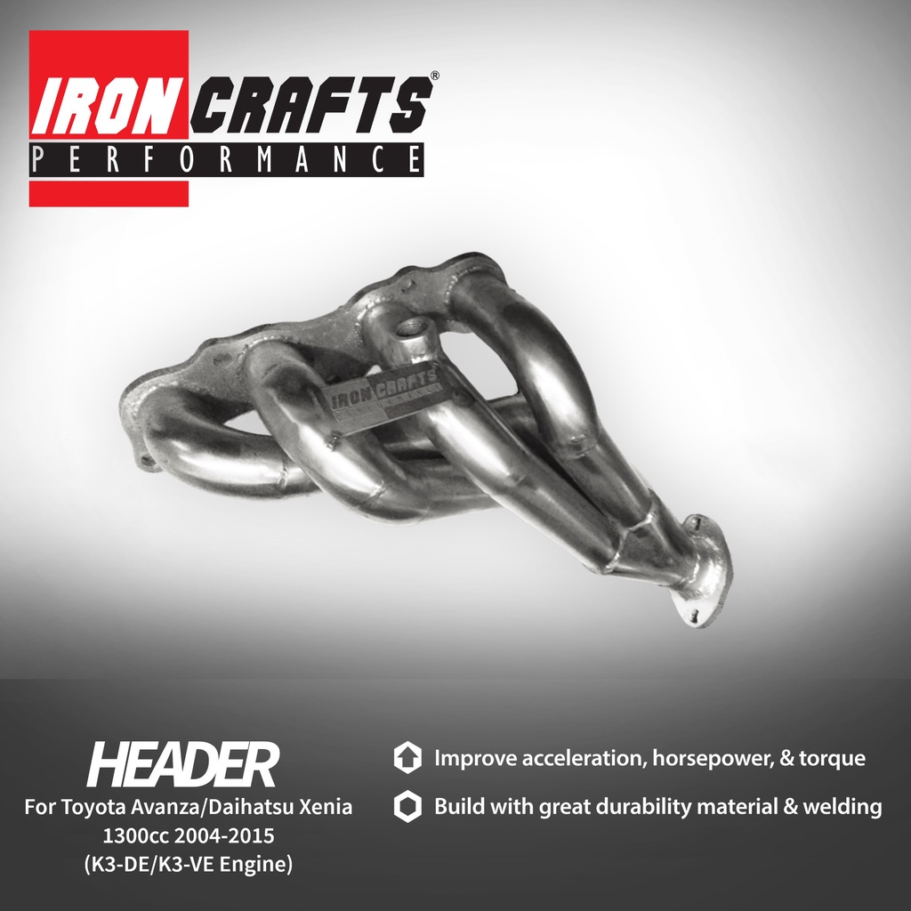 Jual Ironcrafts Header For Toyota/Daihatsu Avanza/Xenia F600 & F650 (K3 ...