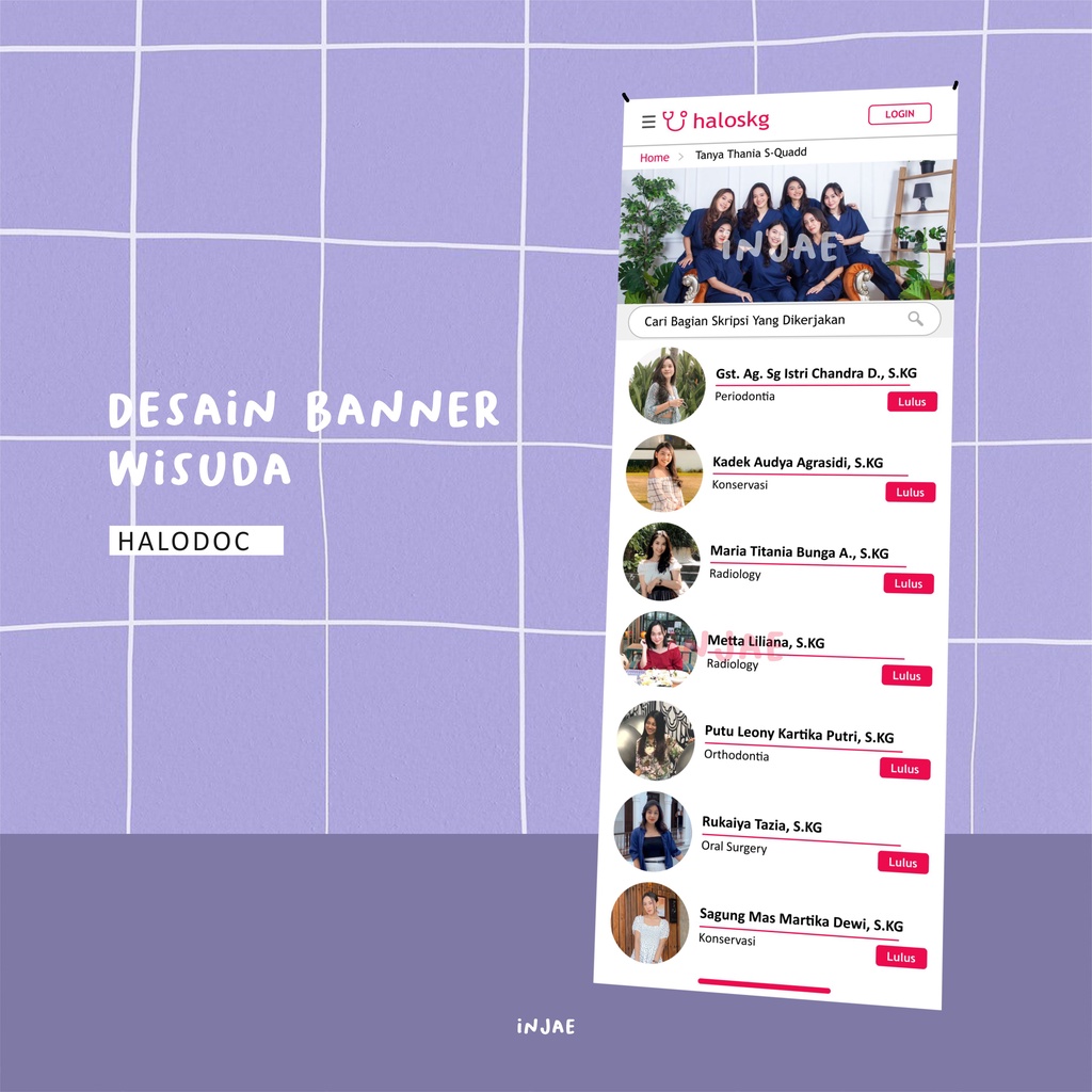 Jual Injae Design Custom Banner Sidang Wisuda Halodoc Desain Banner ...