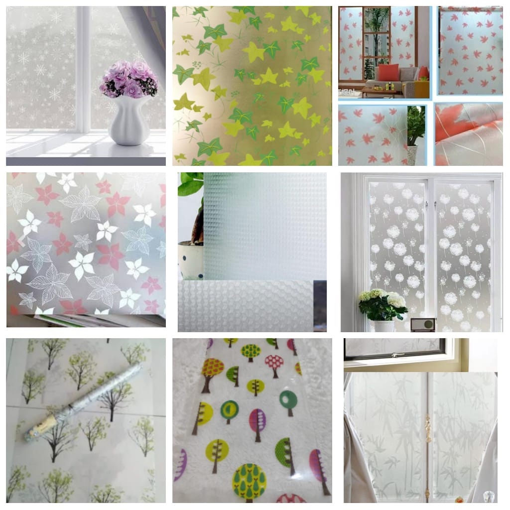 Jual STICKER KACA MOTIF 1 ROLL 45CM X 5M & 60CM X 3M / KACA FILM ...