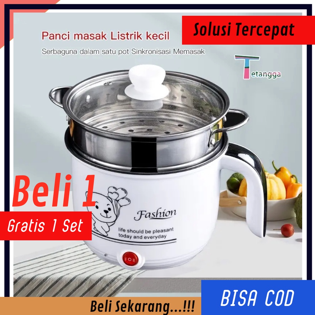 Jual Panci Listrik Teflon Serbaguna KeKinian Simpel Peralatan Alat Masak Panci Masak Listrik ...