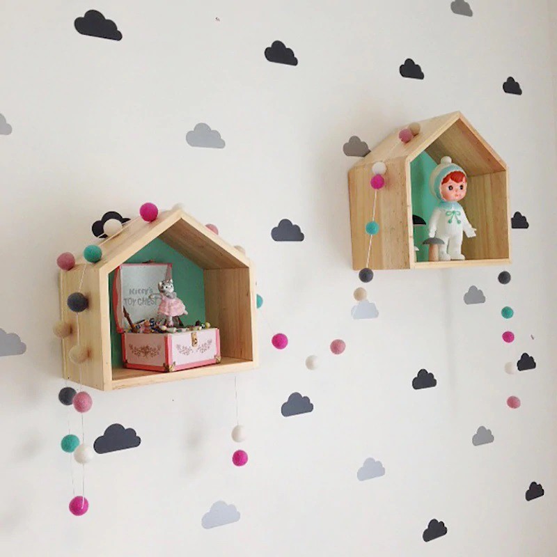 Jual HDK Wall Sticker Awan Aesthetic Stiker Kamar Dekorasi Kamar Tidur ...