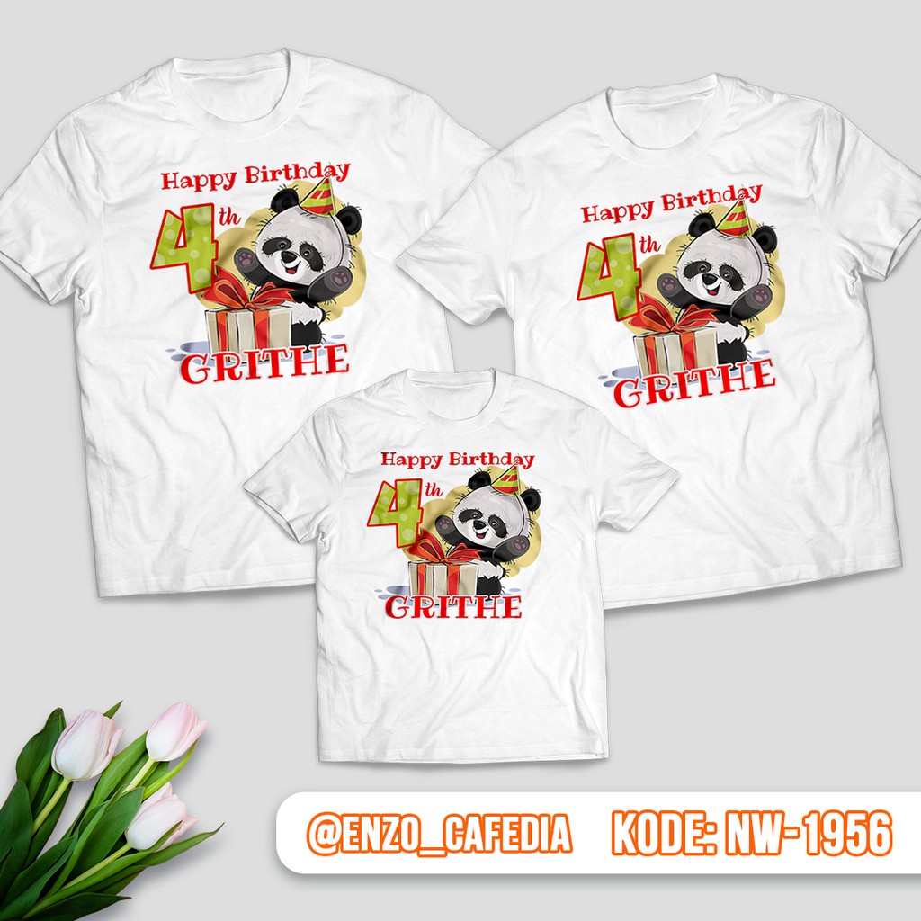 Jual Jual Kaos Ulang Tahun Anak | Kaos Ultah Kapel Cauple Keluarga ...