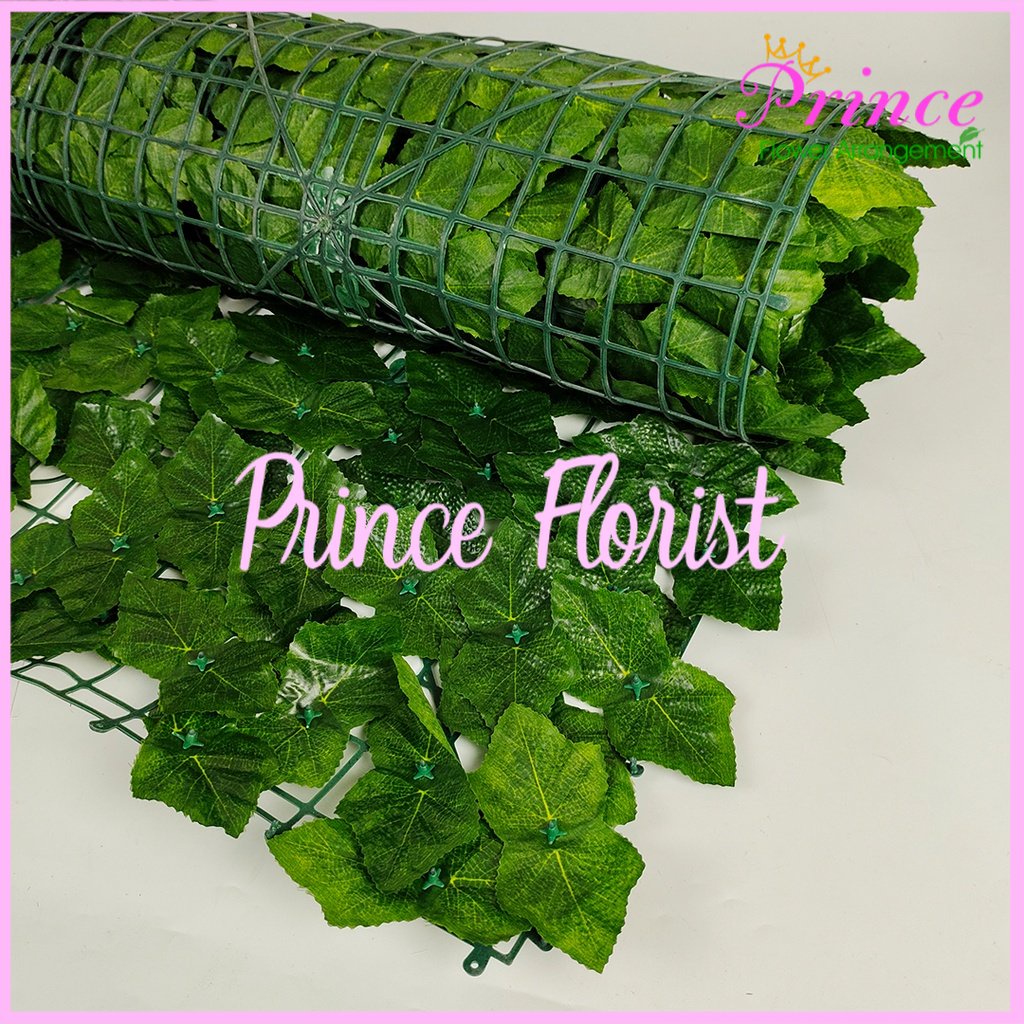 Jual Rumput Jaring Daun 1 x 2 meter 1 gulung dekorasi rambat dinding ...