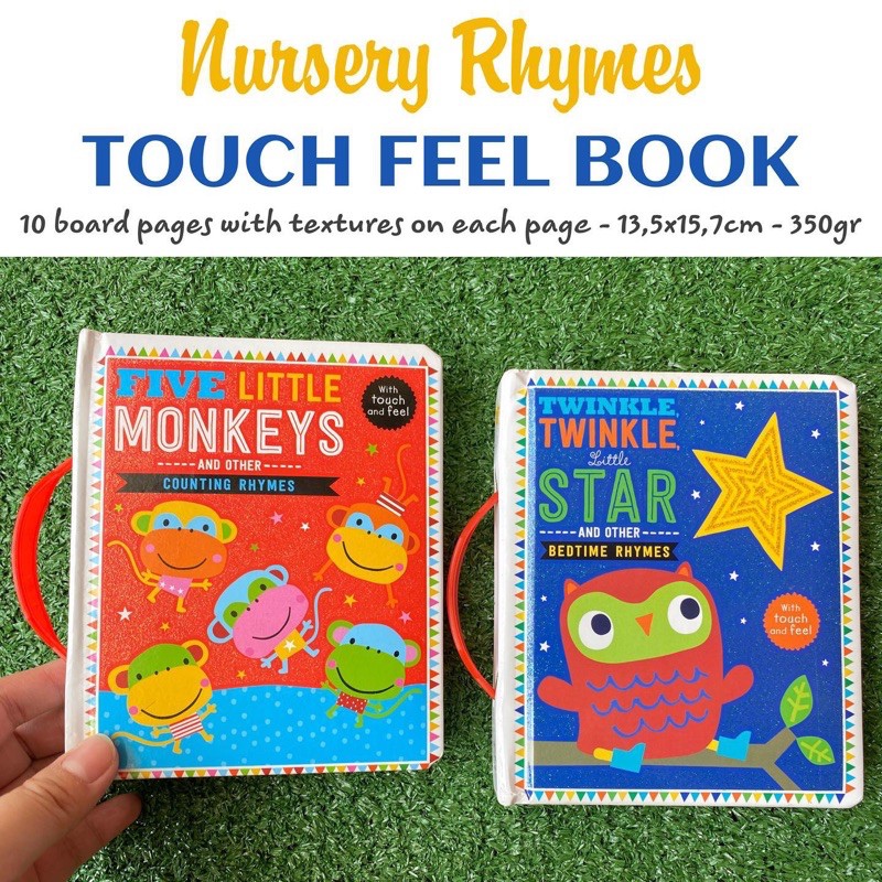 Jual Touch feel book nursery rhymes ( twinkle little stars / five ...