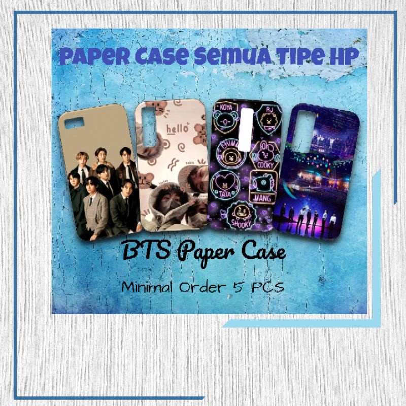 Jual Casing HP Paper Case BTS BT21 Army Kpop Boyband Custom semua Jenis HP | Shopee Indonesia