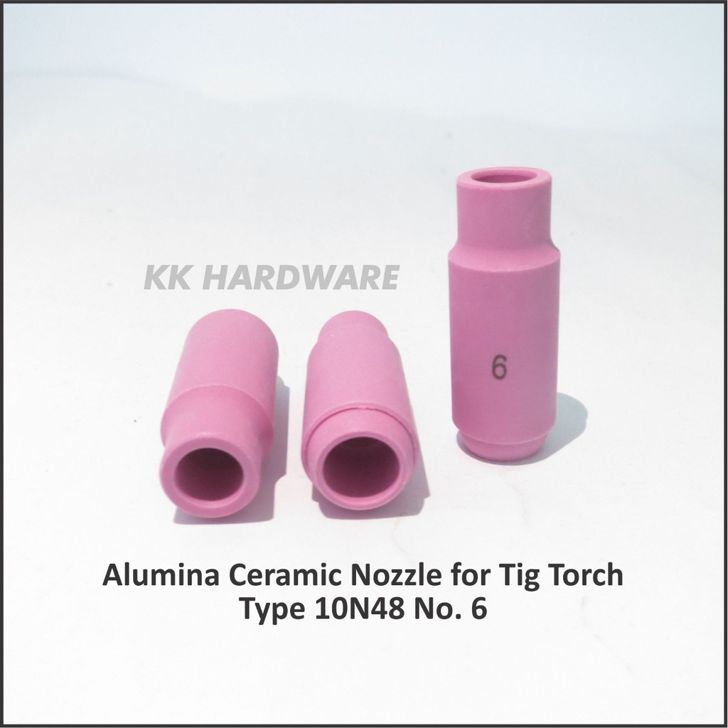 Jual Alumina Ceramic Nozzle 10N48 No6 Keramik Tig Argon Torch WP17 WP18 ...