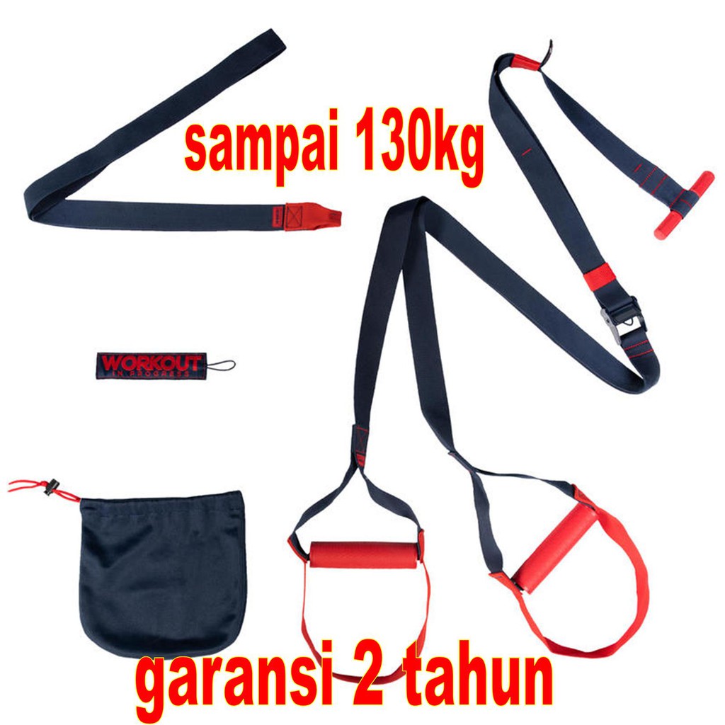 Jual Trx Strab Training pro Workout Fitnes Gym Fitness Strabs Kit Tali ...