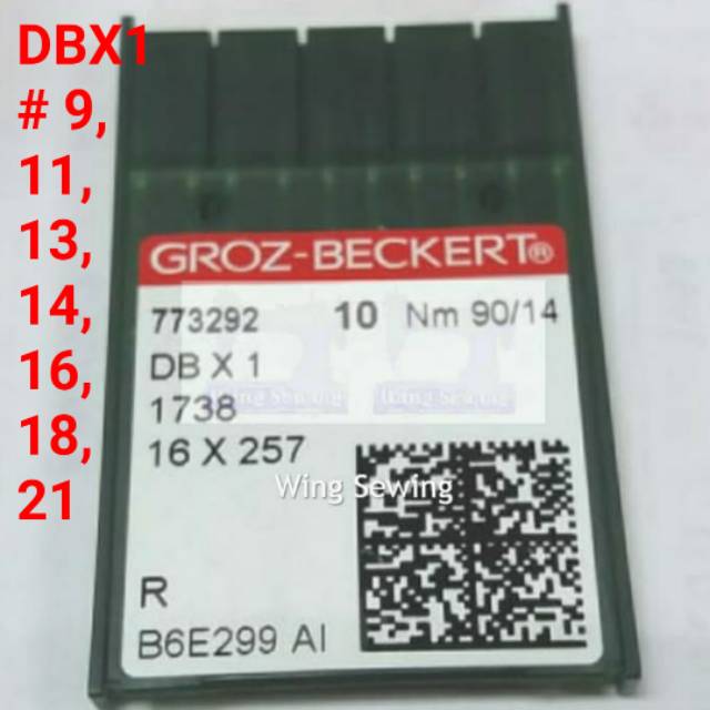 Jual DBX1 GROZ BECKERT Jarum Mesin Jahit Industri Jarum 1 | Shopee Indonesia