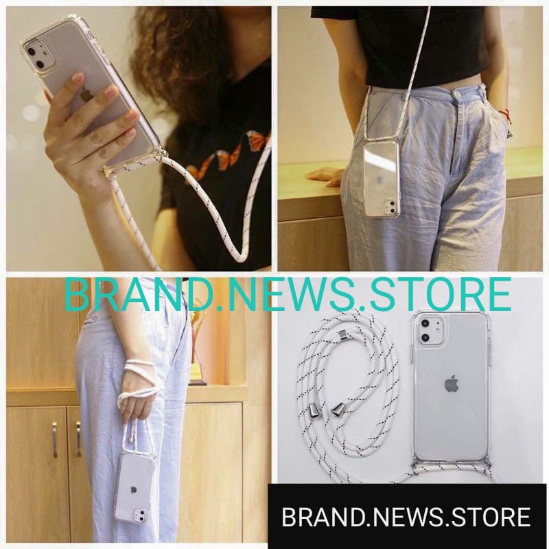 Jual LANYARD SLING CASE/ACRYLIC + GANTUNGAN TALI HP IPHONE 11/11 PRO/11 ...