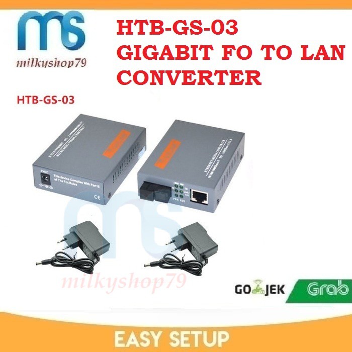 Jual Fiber Optic Media Converter HTB-GS-03 Netlink HTB GS 03 Gigabit ...