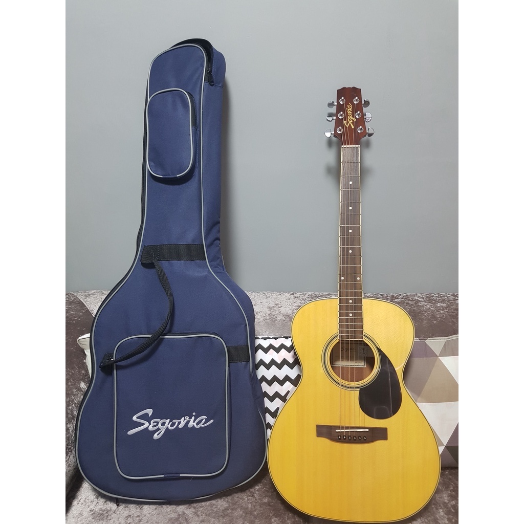 Jual Gitar Akustik Elektrik Segovia F 07 GN F-07 GN F07GN (Suara Gurih abis) | Shopee Indonesia