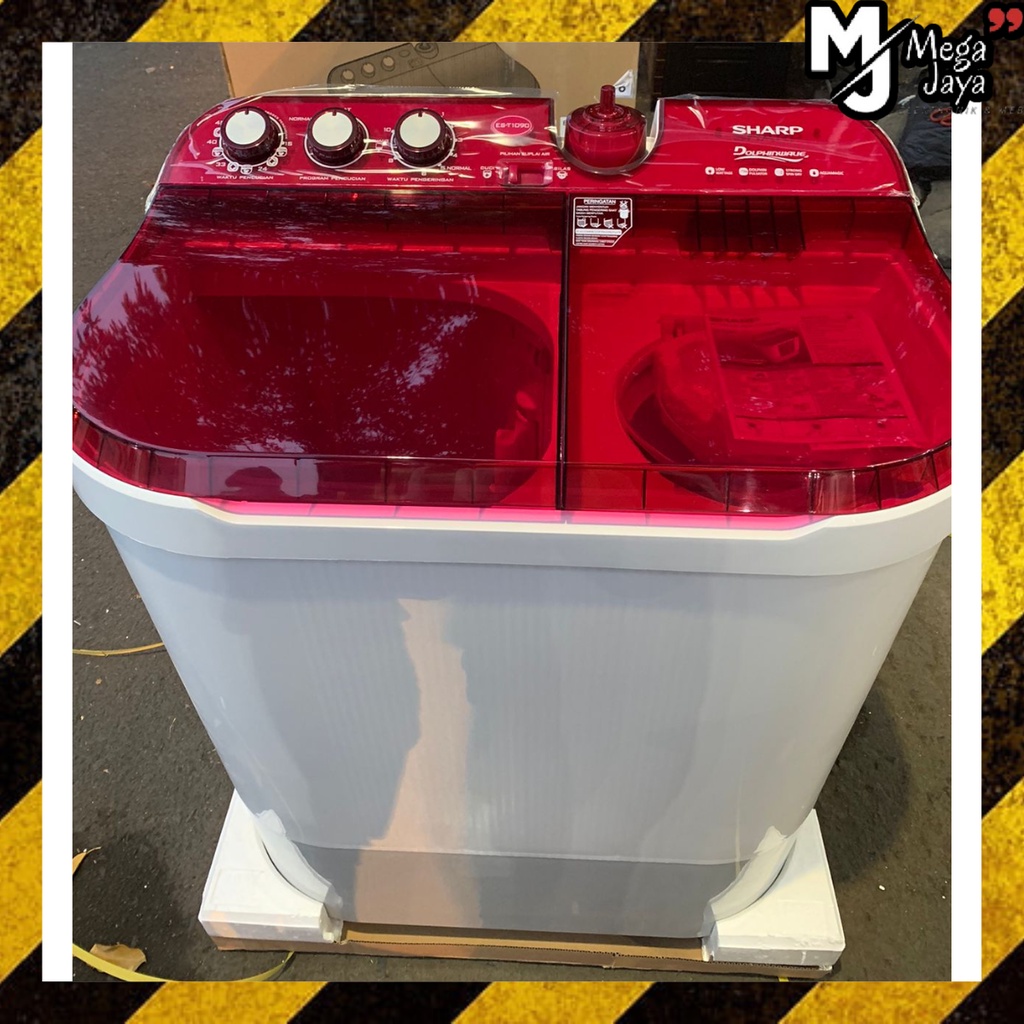 Jual MESIN CUCI SHARP ES-T1090 / SHARP EST1090 / 2 TABUNG / KAPASITAS ...