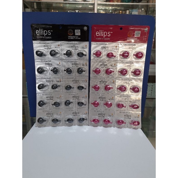 Jual Ellips Hair Vitamin/Vitamin Rambut Kapsul-Isi 20 Kapsul | Shopee ...