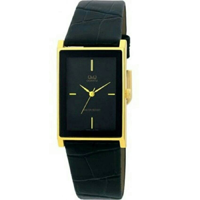 Jual TOP PRODUK Jam Tangan Original Q&Q QQ QnQ VW90J112Y Black Leather ...