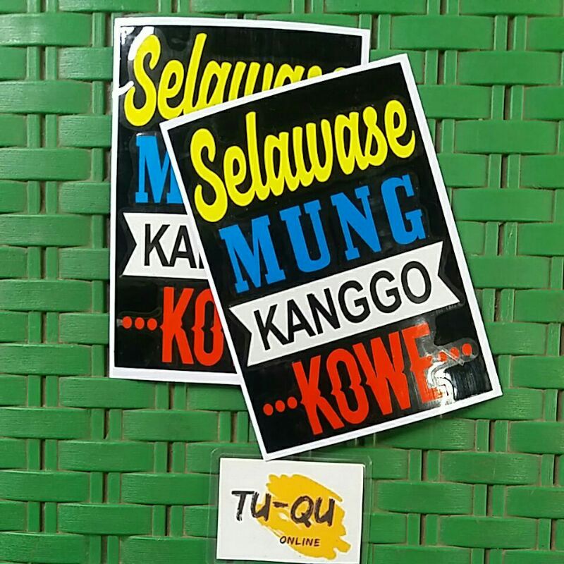 Jual stiker kata gaul | Shopee Indonesia