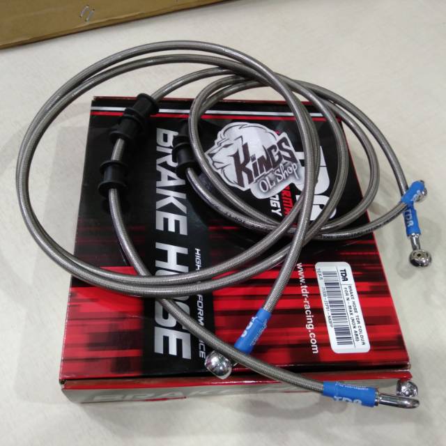 Jual Selang rem kabel rem NMAX TDR racing non abs set depan belakang | Shopee Indonesia