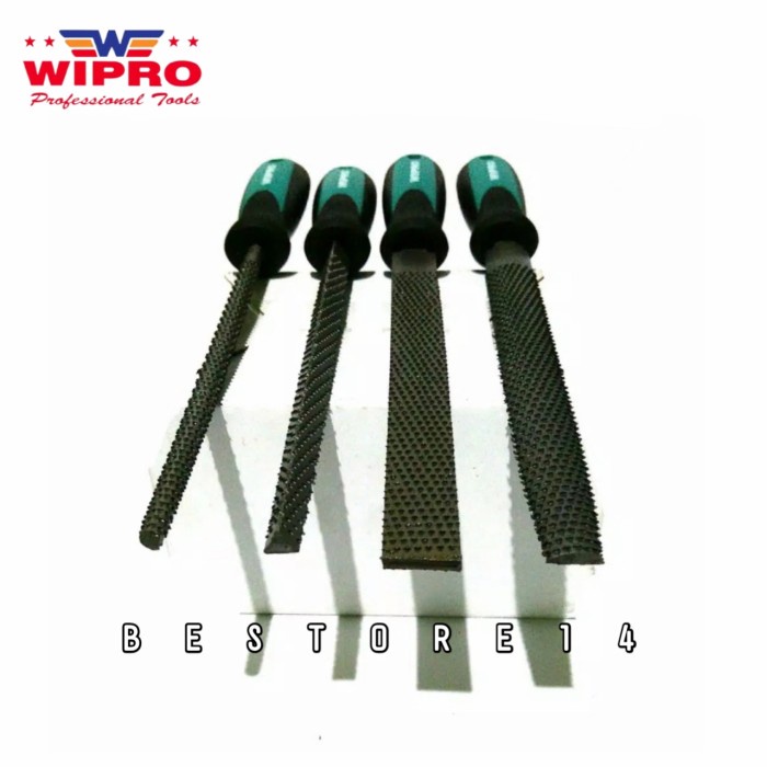 Jual BHL l KIKIR KAYU SET 4 PCS WIPRO FILES WOOD SET 8 INCH | Shopee ...