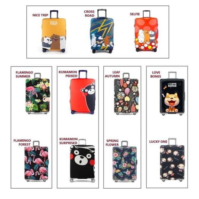 Jual sarung koper / Luggage koper ELASTIS ( ukuran M KOPER 22 -24 INCH ...