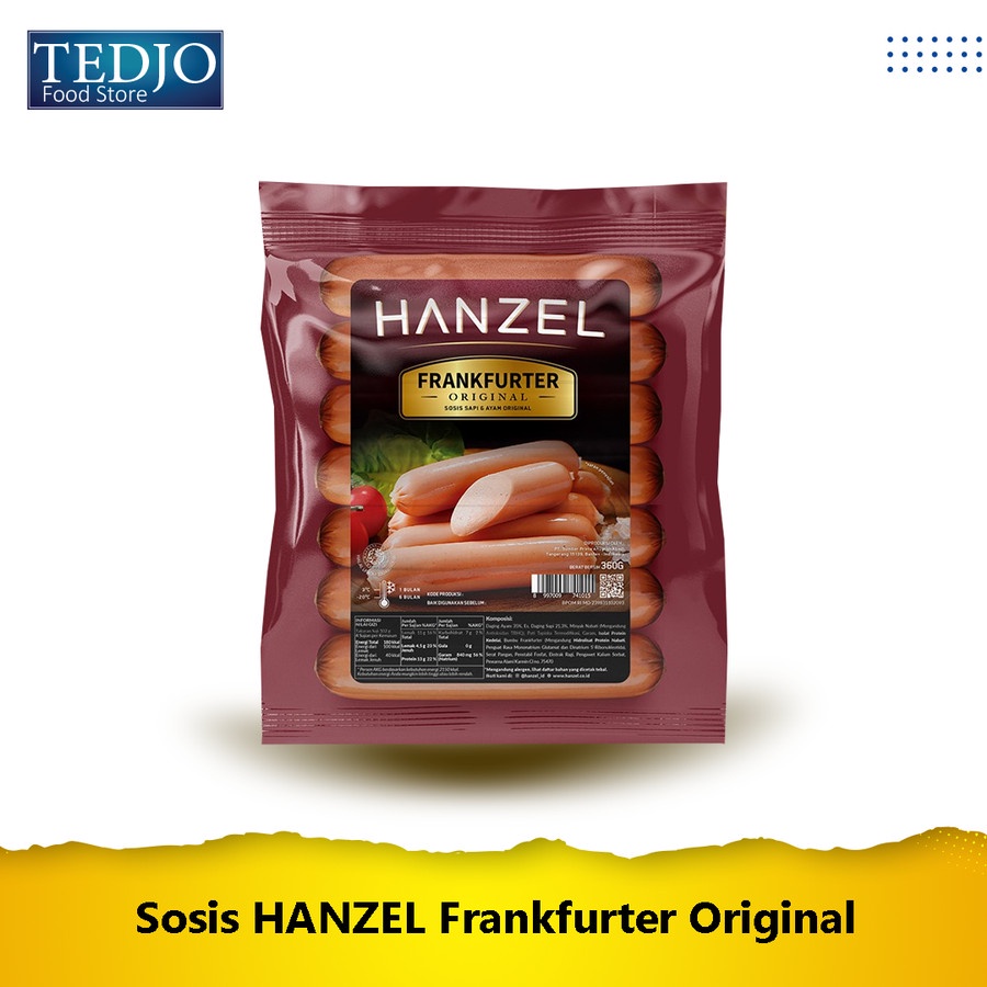 Jual Sosis HANZEL Frankfuter Original 360 gr | Shopee Indonesia