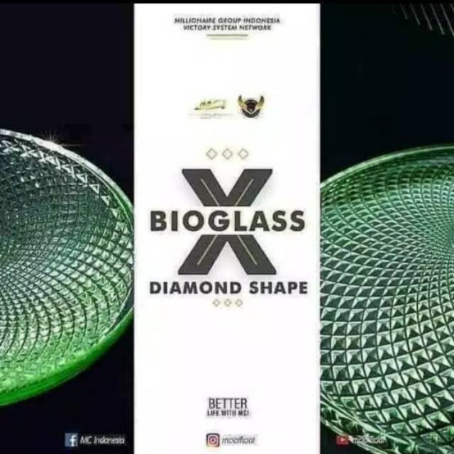 Jual Bioglass X jumbo diamond shape original | Shopee Indonesia