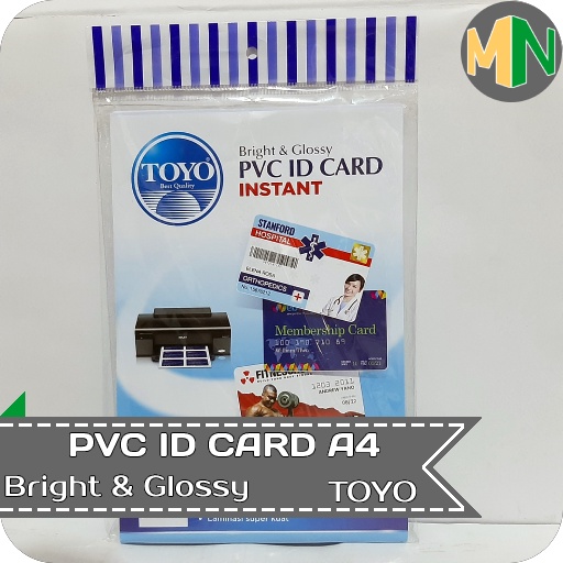 Jual Kertas PVC ID Card Instant A4 TOYO | Shopee Indonesia