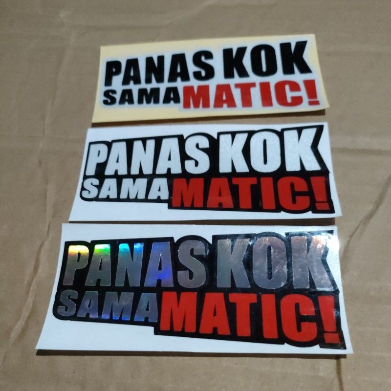 Jual Stiker Panas Kok Sama Matic Kotak | Shopee Indonesia