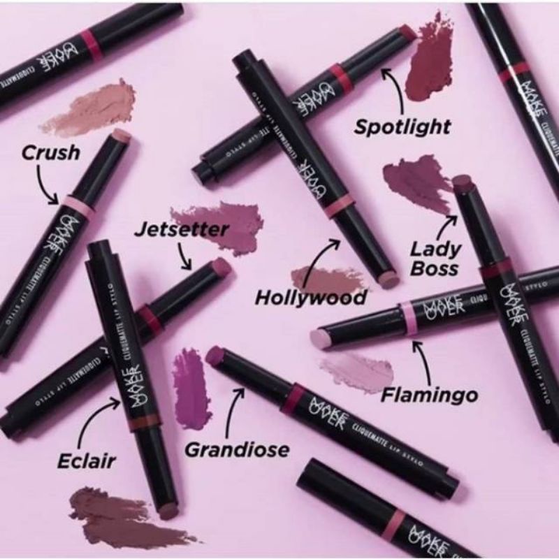 Jual Make Over Cliquematte Lip Stylo 100% Original | Shopee Indonesia