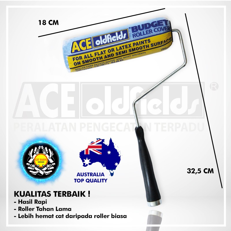 Jual KUAS ROLL KUAS ROLLER PAINT ROLLER ACE OLDFIELDS KUALITAS BAGUS ...