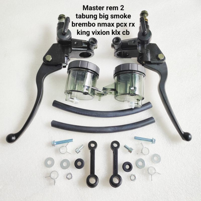 Jual Master rem 2 tabung big smoke model brembo pcx nmax rx king vixion ...