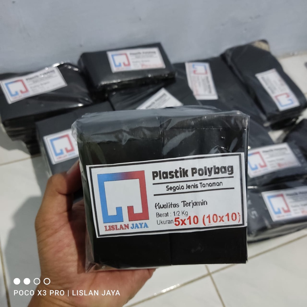 Jual Plastik Polybag Berbagai Macam Ukuran 10 12 13 15 20 25 30 Ukuran ...