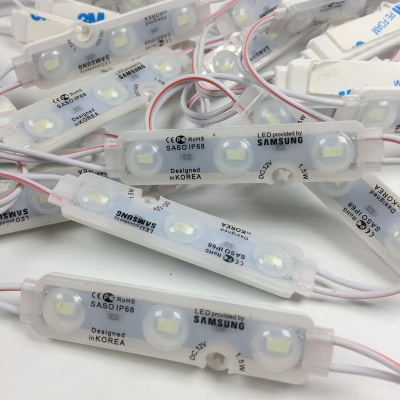 Jual LAMPU LED MODUL 3 MATA SAMSUNG KOREA PUTIH | Shopee Indonesia