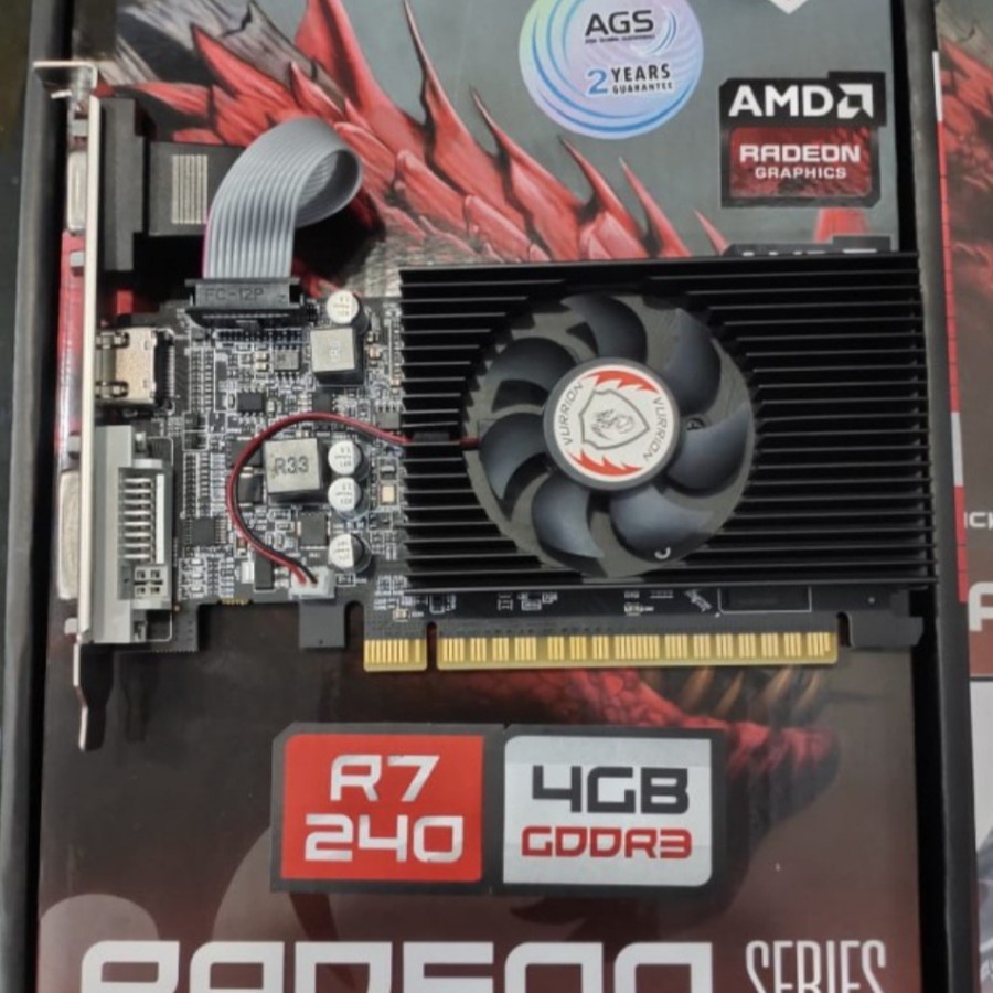 Jual VGA VURRION R7 240 4GB GDDR3 128Bit GAMING VGA ORI- GDDR5 ...