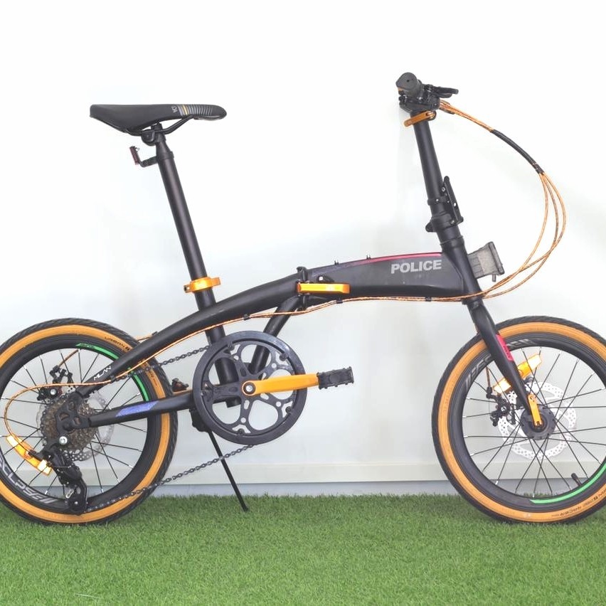 Jual SEPEDA LIPAT ELEMENT POLICE NEW MILAN 16 INCH | Shopee Indonesia