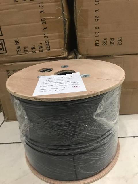 Jual Dropcore 2 core Kabel Fiber Optik 2 Core 1000M Falcom | Shopee ...