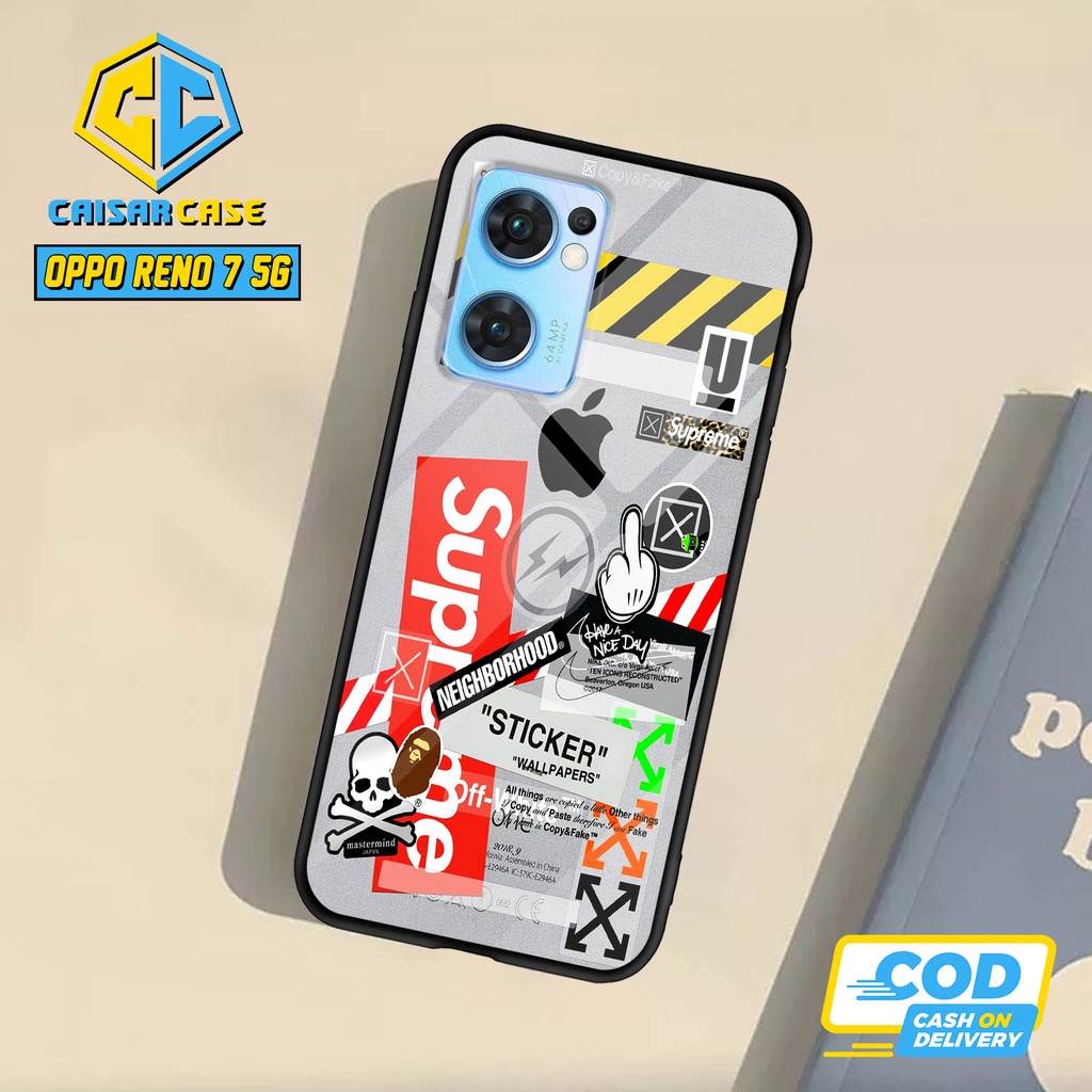 Jual Kaisar Case - Softcase Glass Kaca Oppo Reno 7 5G Terbaru (2DS39 ...