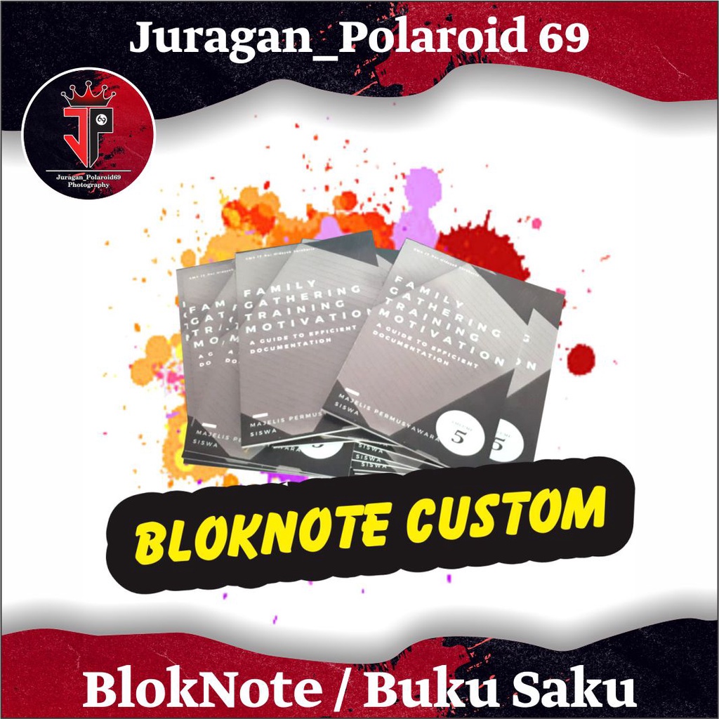 Jual Bloknote ukuran A6 (free desain) | Shopee Indonesia