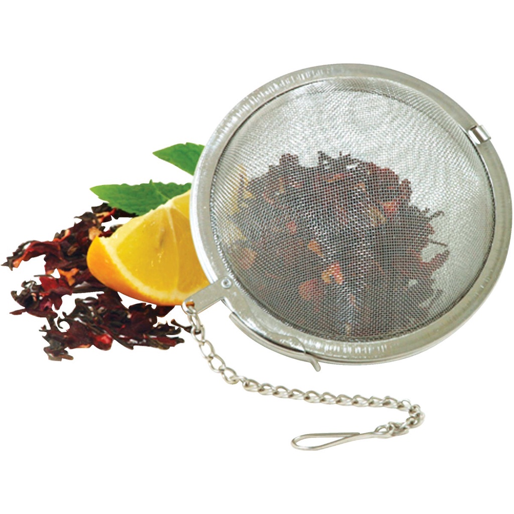 Jual Seduh Pertama Tea Ball Infuser SUS 304 Strainer With Chain ...