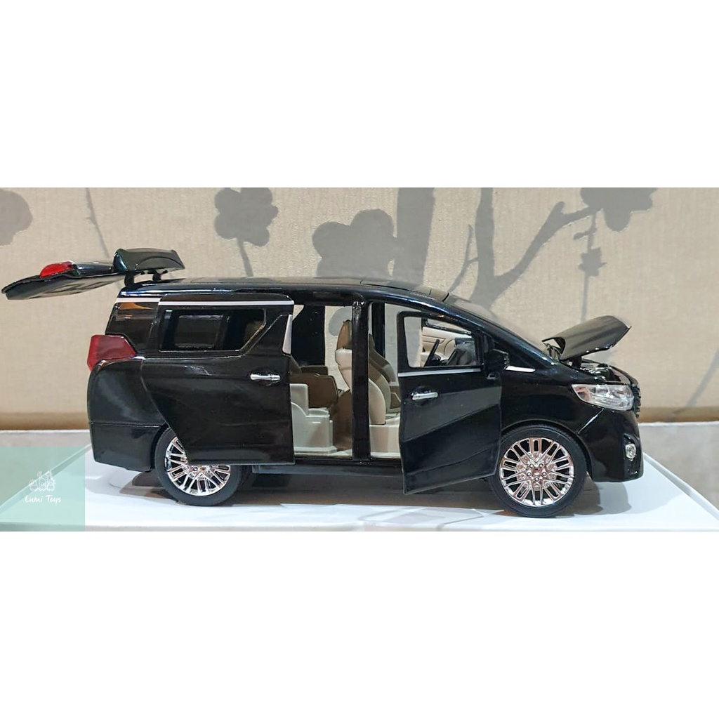 Jual Mainan Diecast Mobil Alphard Pull Back Besi Lampu Pull Back 1:24 ...