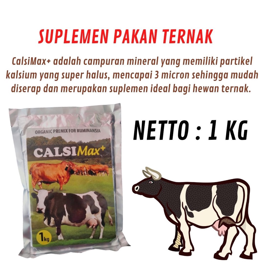 Jual Suplemen Pakan Ternak Sapi Meningkatkan produktifitas susu pada ...