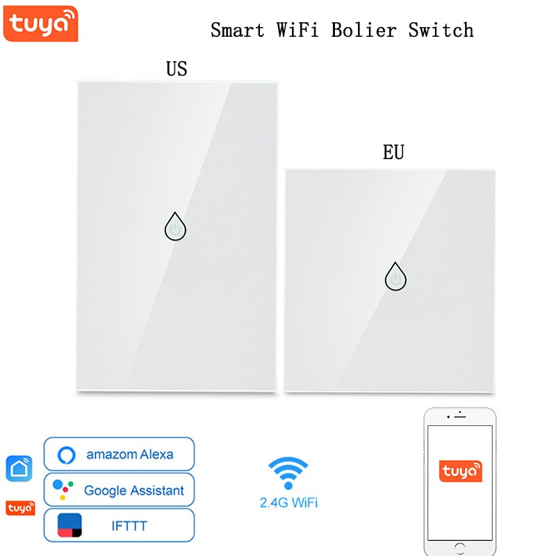 Jual PREORDER New Tuya Smart Life WiFi Boiler Water Heater Switch , App ...