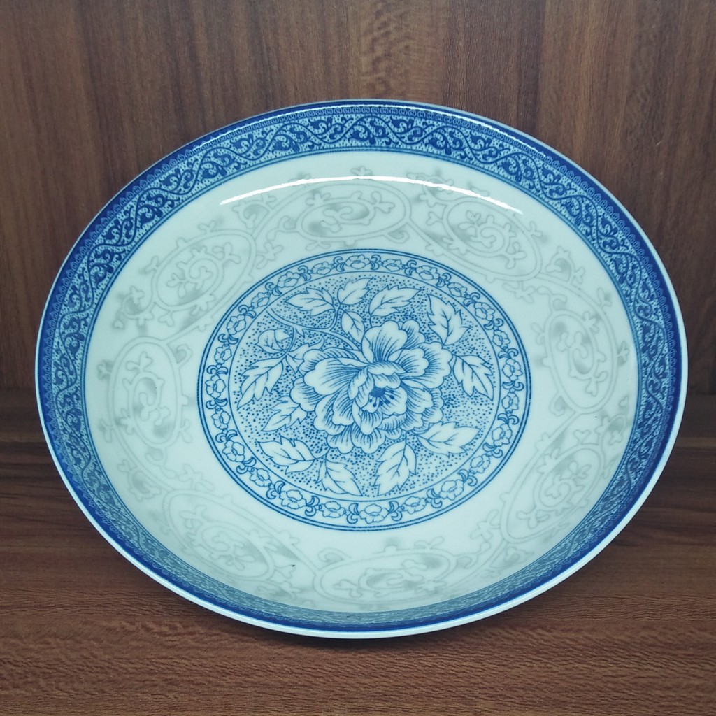 Jual piring unik motif cantik bunga / piring kue / piring keramik ...