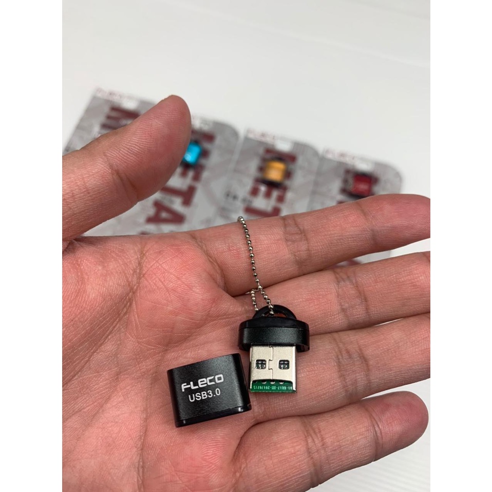 Jual GROSIR CARD READER MICRO SD FLECO METAL CR-22 SUPPORT USB 3.0 UP TO 512GB MINI STYLE dan ...