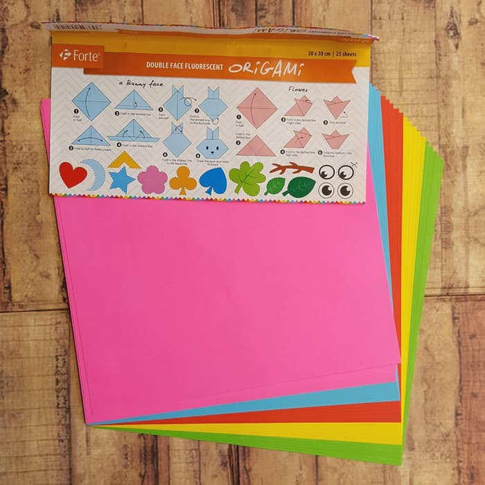 Jual Origami Paper Double Faced Forte 20x20 cm | Shopee Indonesia