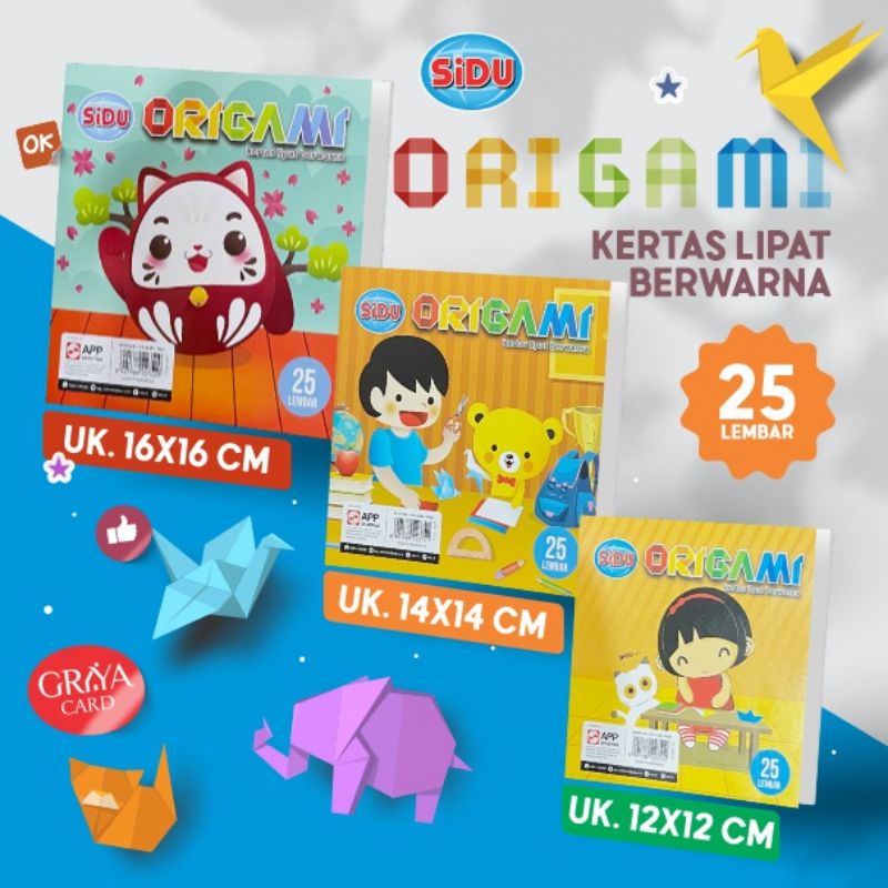 Jual KERTAS LIPAT | KERTAS ORIGAMI SIDU ISI 25 | KERTAS LIPAT WARNA ... Jual KERTAS LIPAT | KERTAS ORIGAMI SIDU ISI 25 | KERTAS LIPAT WARNA ...
